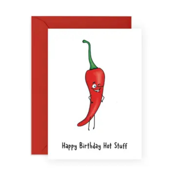 Happy Birthday Hot Stuff Card/ CF458 - Langata Link Shops