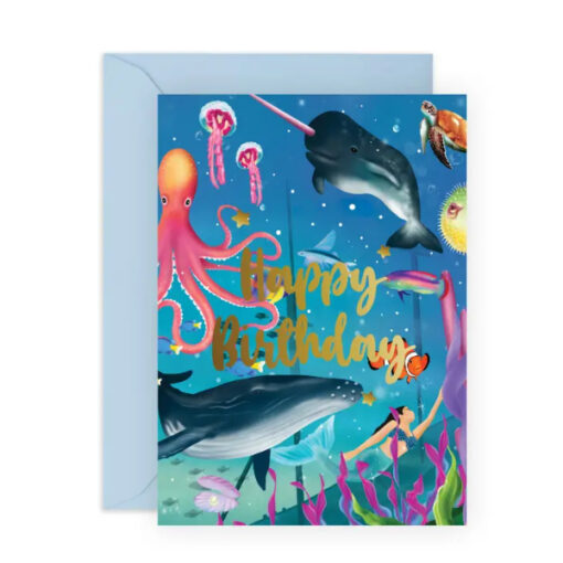 Happy Birthday Under The Sea Card/ CF813 - Langata Link Shops