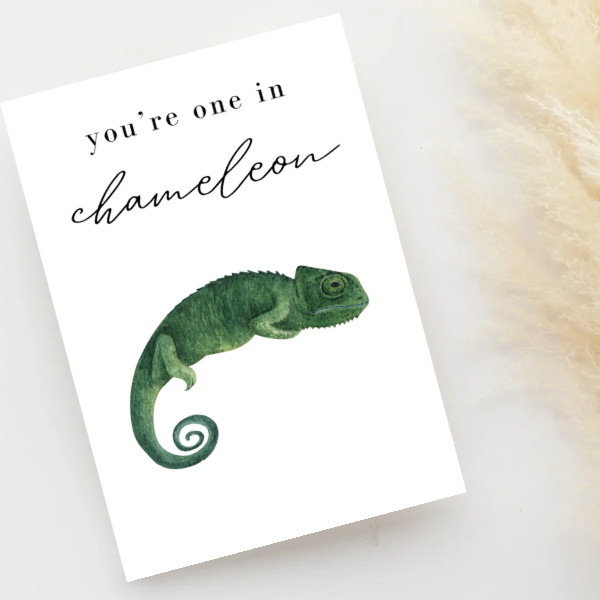 Greeting Card – Chameleon - Langata Link Shops
